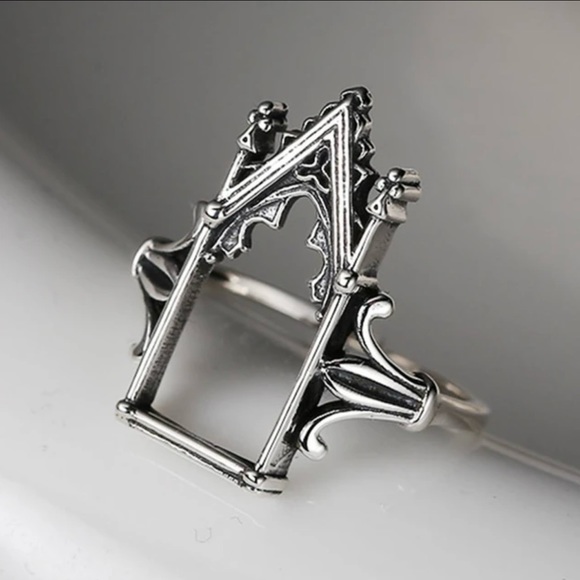 Jewelry | Cathedral Lenore Gothic Open Window Arch Church Castle Spire ...